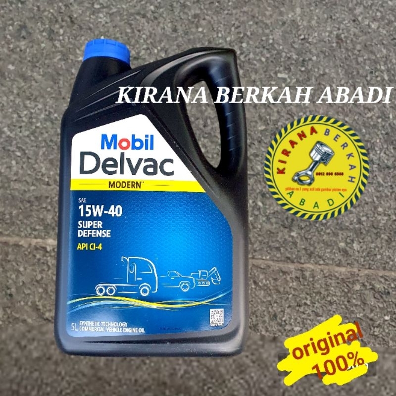Jual OLI MOBIL DELVAC MODERN 15W40 API CI-4 KEMASAN 5 LITER | Shopee Indonesia