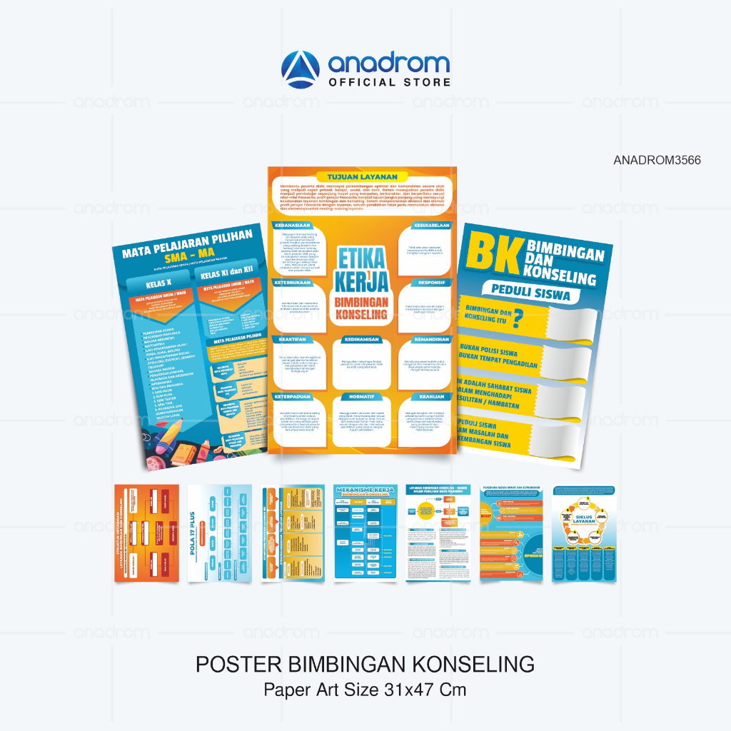 Jual Poster BK - Bimbingan Konseling | Poster Bimbingan Konseling di ...