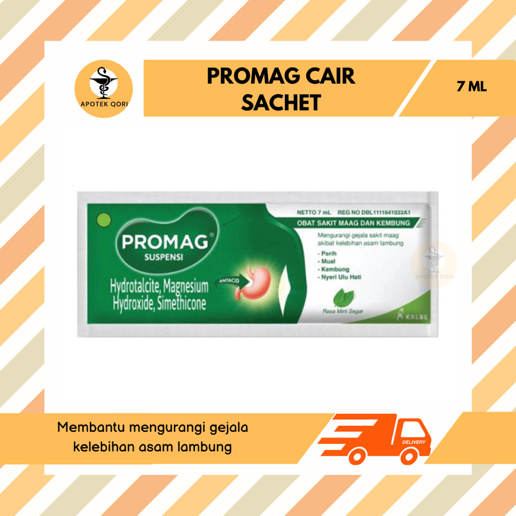 Jual PROMAG CAIR SACHET 10 ML/MENURUNKAN ASAM LAMBUNG/MAAG | Shopee ...