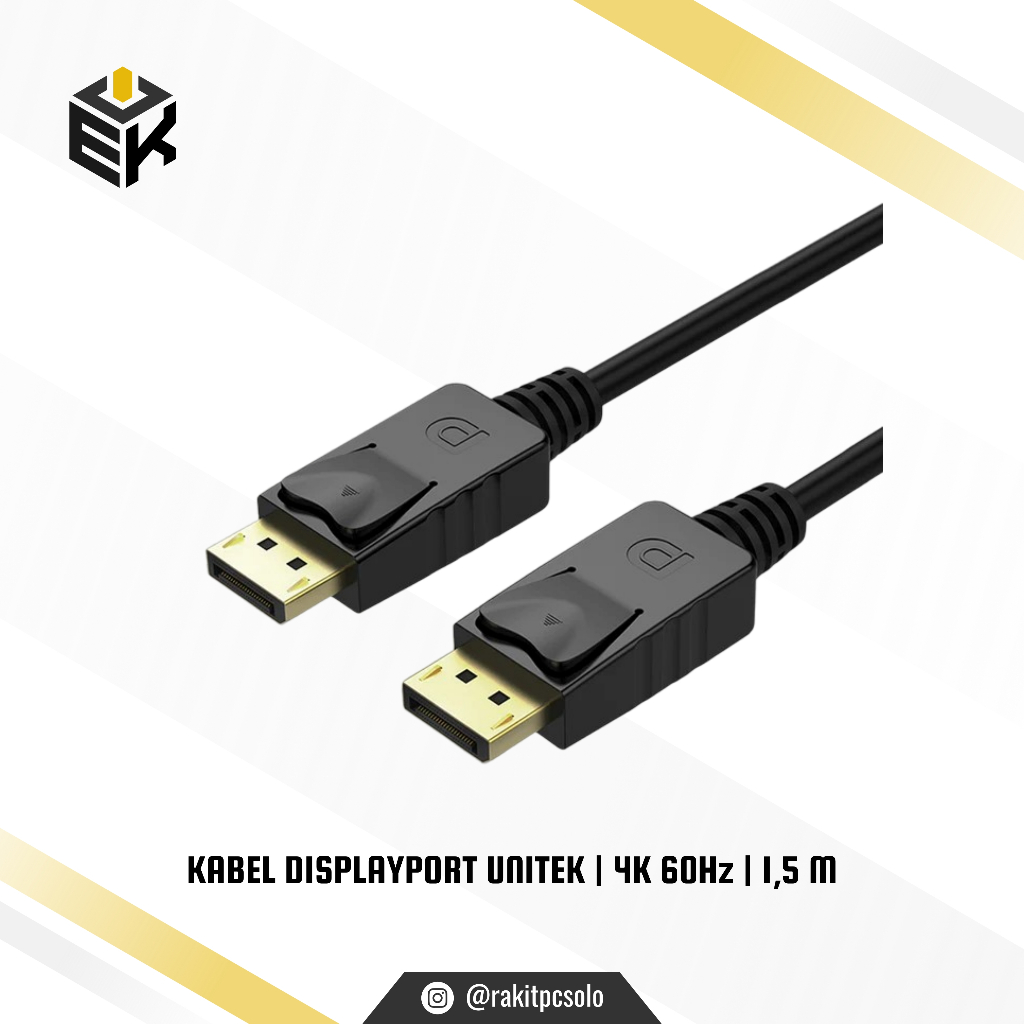 Jual Kabel DP DisplayPort 1.2 Unitek 1,5 Meter | Shopee Indonesia