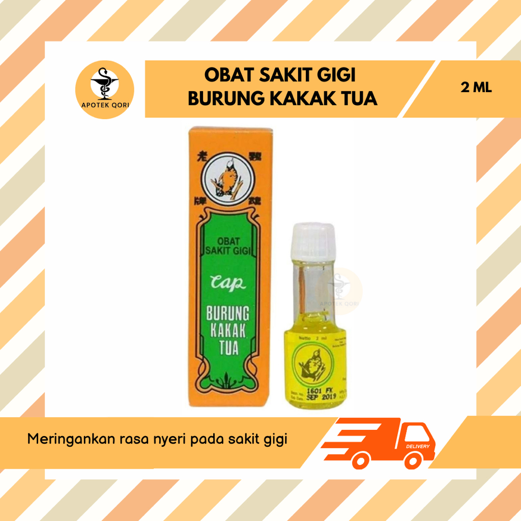 Jual OBAT SAKIT GIGI CAP BURUNG KAKAK TUA 2 ML/OBAT SAKIT GIGI | Shopee ...