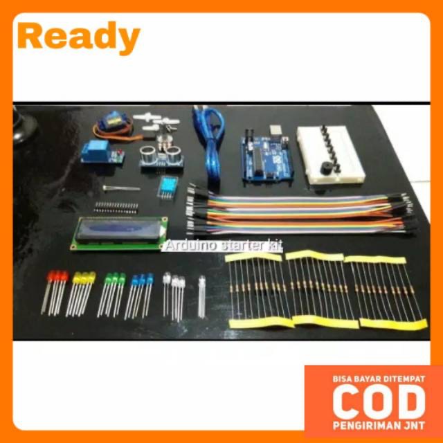 Jual Arduino Uno Dip Starter Kitkomplit Shopee Indonesia