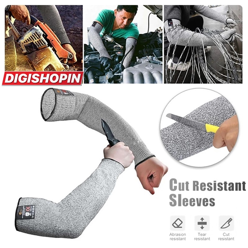 Jual Sarung Tangan Anti Pisau Arm Cut Resistant 2PCS / Manset Anti ...