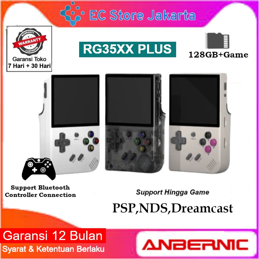 Jual ANBERNIC RG35XX Plus Handheld Portable Retro Video Game Console ...