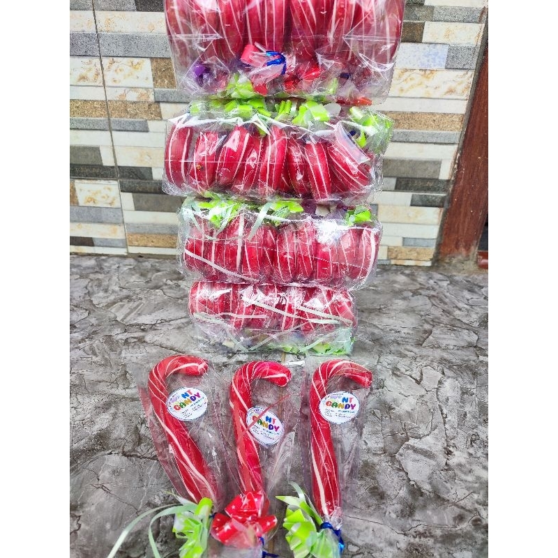 Jual permen tongkat natal panjang 17 cm | Shopee Indonesia