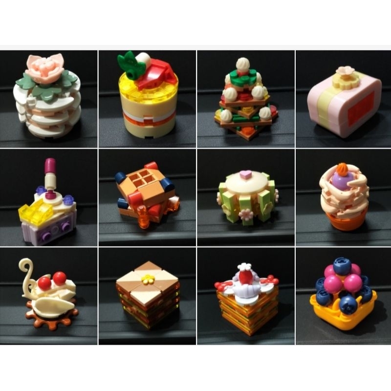 Jual The Gourmet Journal Mini Blocks, Mini Balok Susun Seri Makanan/Kue ...