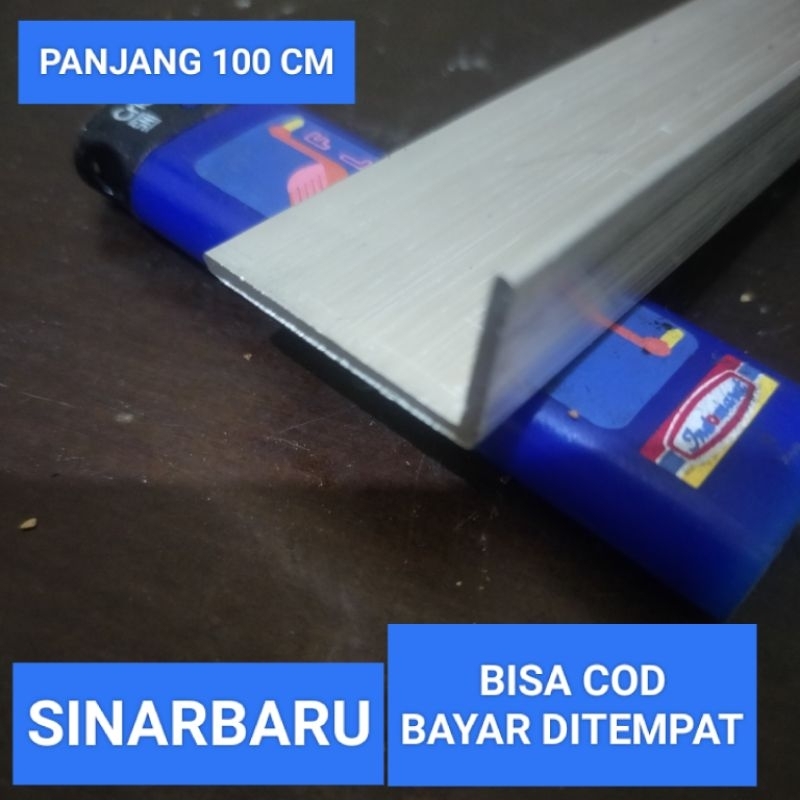Jual SPIGOT / KLEM ALUMUNIUM SIKU UKURAN 1,7mm X 2,9mm (PANJANG 99,5 CM ...
