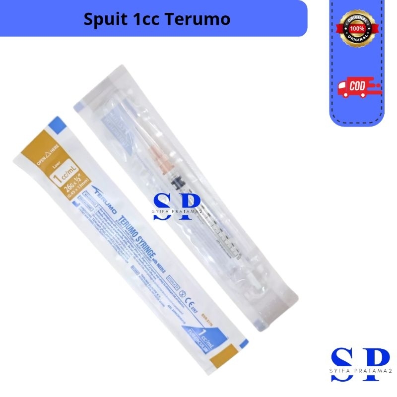 Jual Alat Medis Spuit Terumo 1cc | 3cc |5cc |10cc Satuan | Syringe 1ml TERUMO | Disposable ...