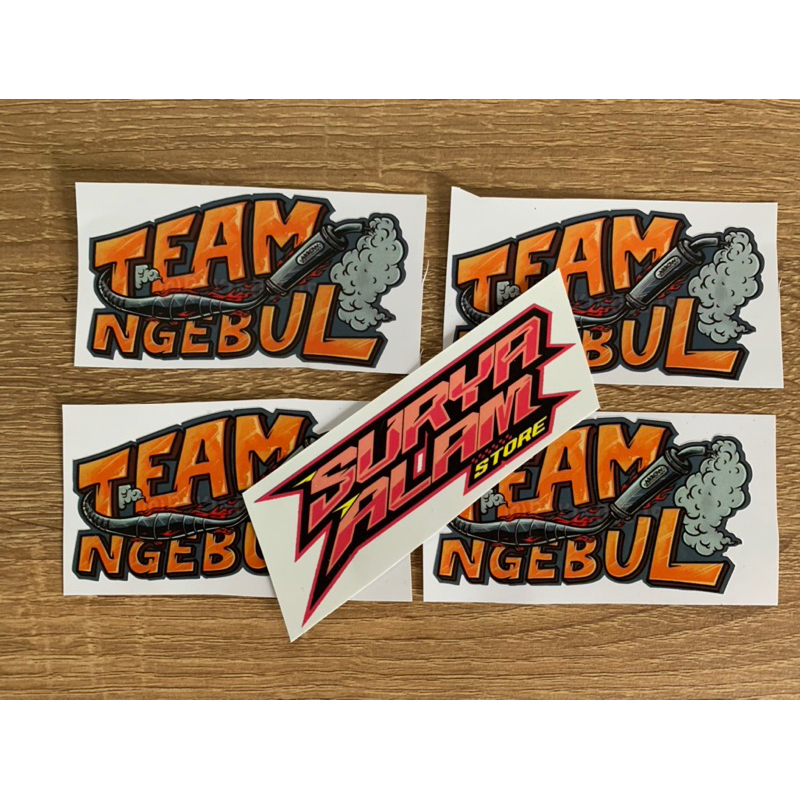 Jual Stiker Team Gebul Cutting | Shopee Indonesia