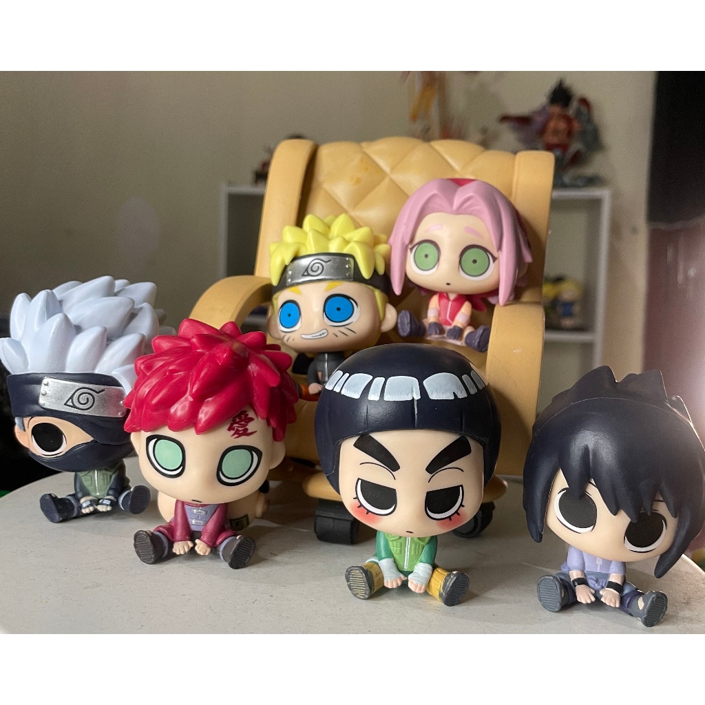 Jual Set Action Figure Naruto Chibi Sit FIgure Naruto Sasuke Sakura ...