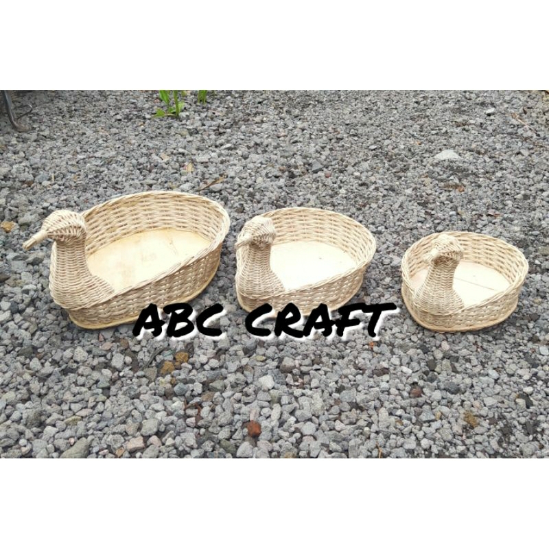 Jual keranjang rotan halus model bebek | Shopee Indonesia