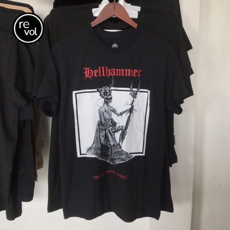 Jual KAOS BAND OFFICIAL HELLHAMMER - APOCALYPTIC RAID (ORIGINAL ...