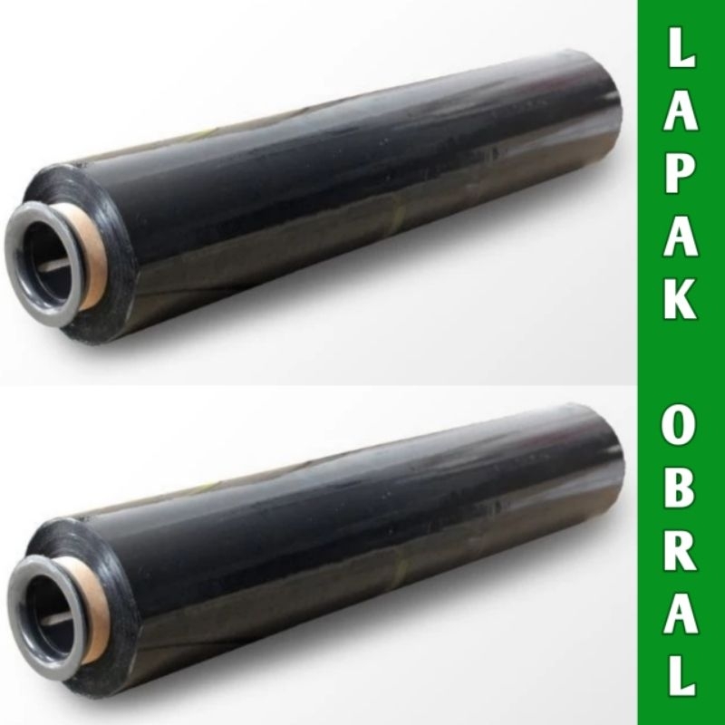 Jual Plastik Wrapping Hitam Stretch Film Hitam 30 Cm x 200 M | Shopee ...