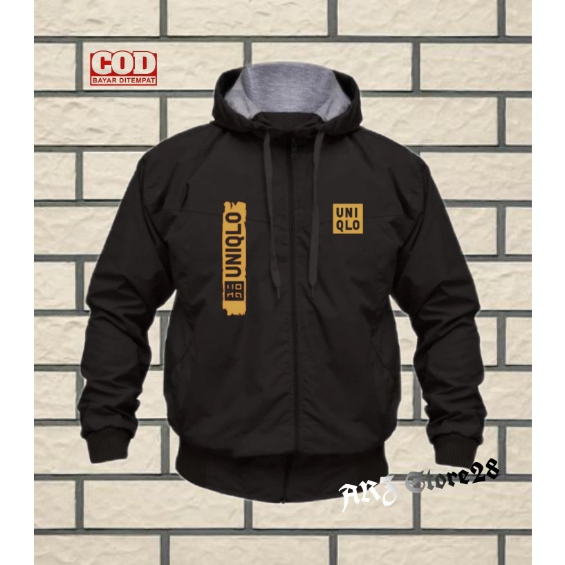 Jual Terlaris!! Free Jaket Prasut BB Text Gold Uniqlo Blok Kirka ...