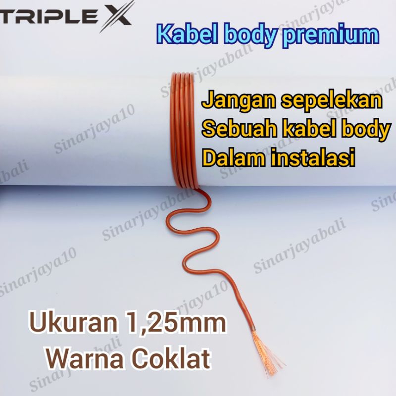 Jual kabel body bodi motor mobil bintik otomotif premium bagus meteran ...