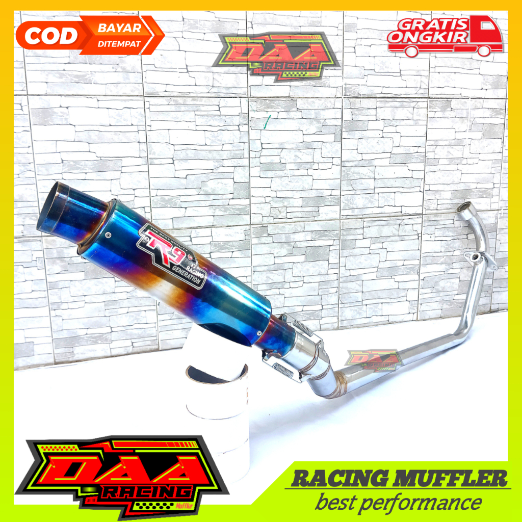 Jual Knalpot racing R9 mugello SATRIA FU jupiter mx sonic supra gtr ...