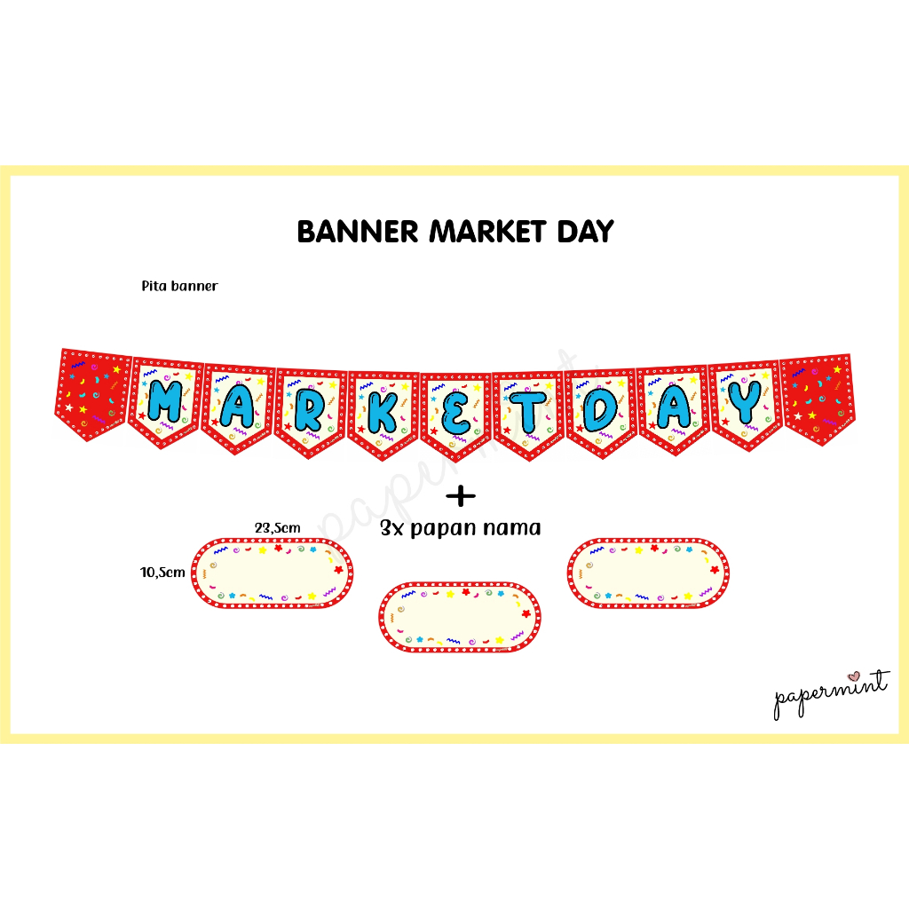 Jual BANNER MARKET DAY | Shopee Indonesia