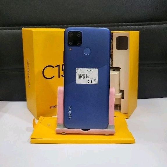 Jual realme c15 ram 4/64gb fullset second | Shopee Indonesia