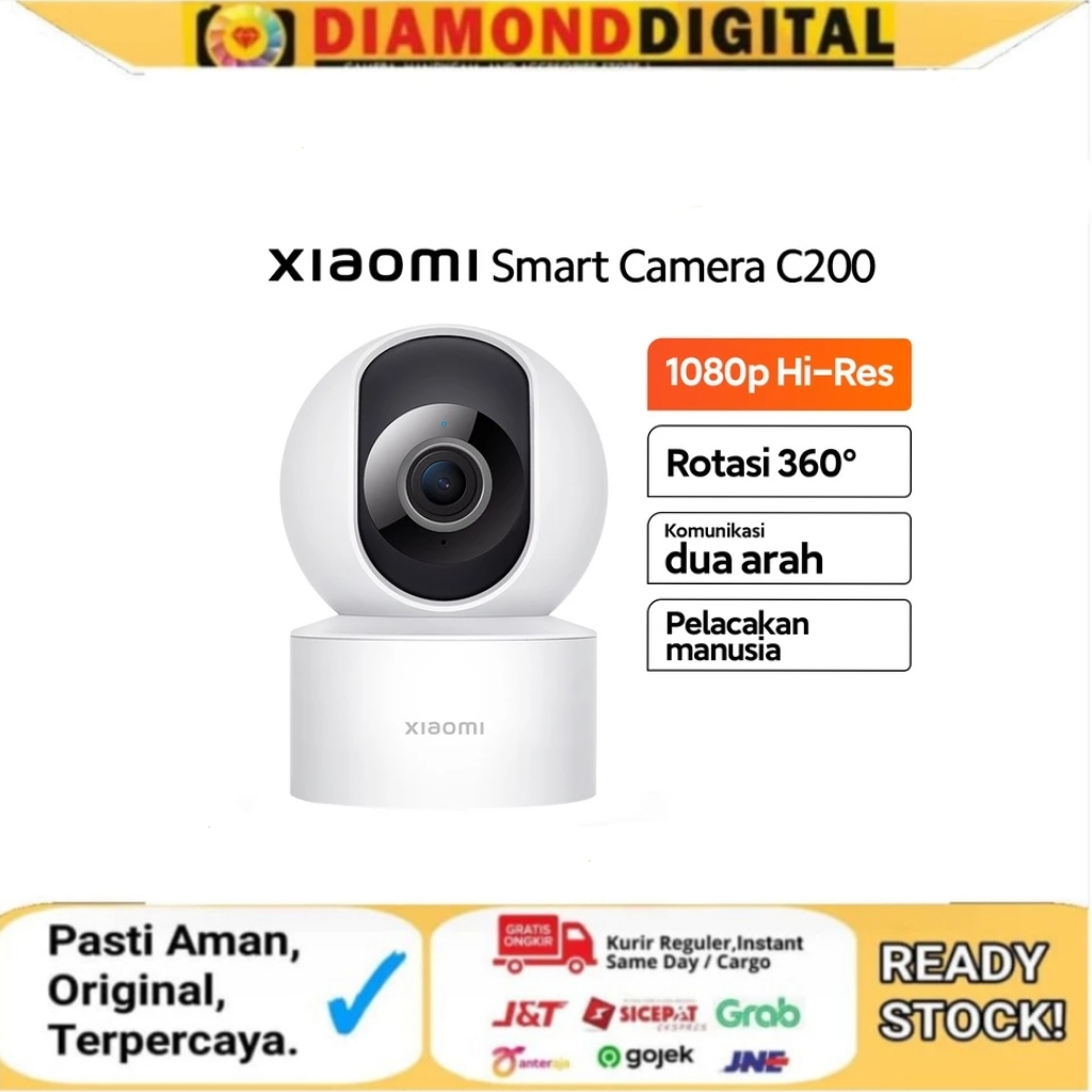 Jual Official Xiaomi Smart Camera C200 Resolusi Tinggi 1080p Rotasi 360 ...