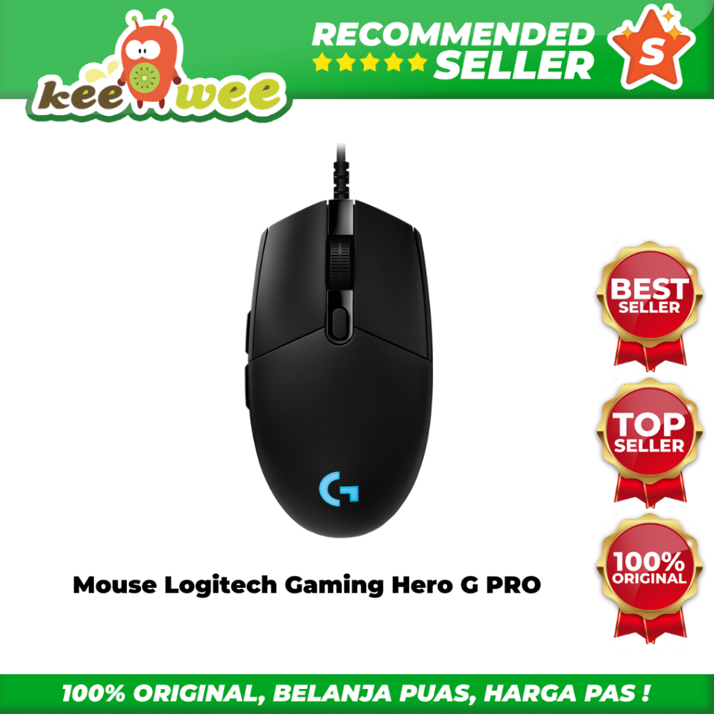 Jual Mouse Logitech Gaming Hero G PRO | Shopee Indonesia