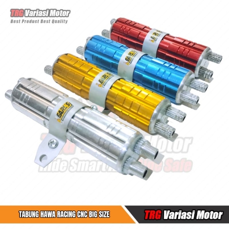 Jual Tabung Hawa Racing CNC Big Size Panjang Tabung 12 cm Set Breket 4 ...