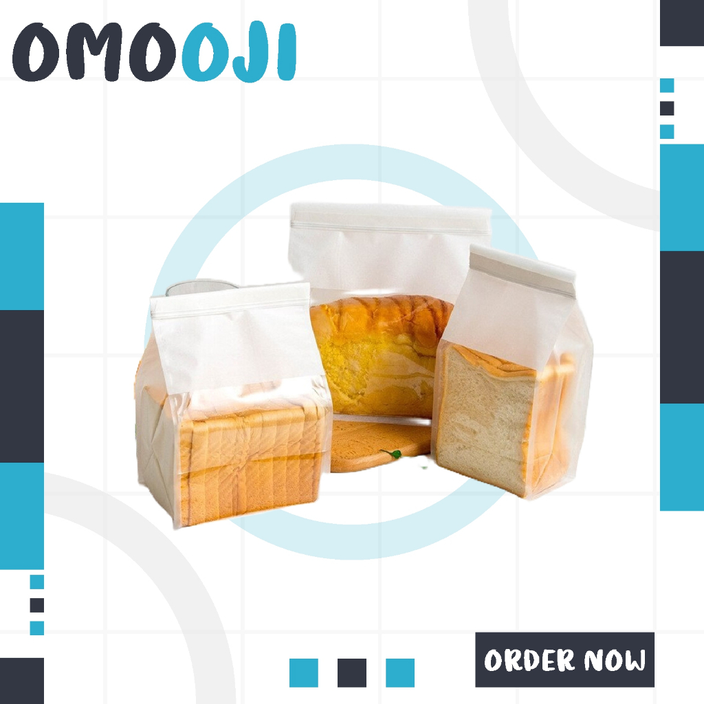Jual Omooji - Kemasan Roti Tawar Clip Toast Bag Plastik Kantong Roti ...