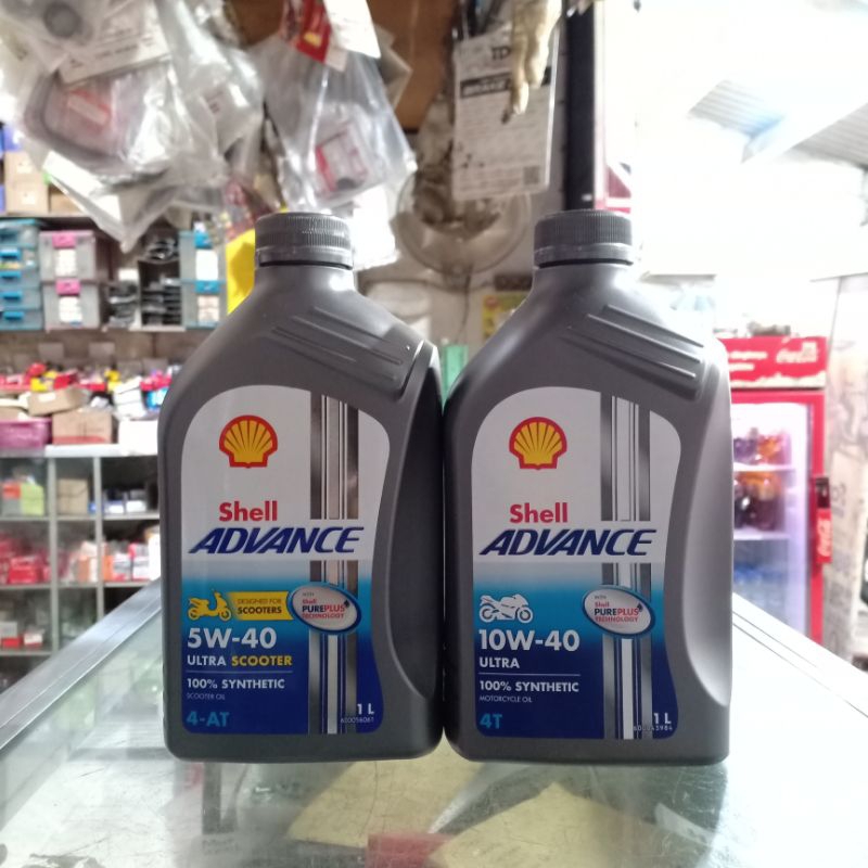 Jual Oli Mesin Motor Matic Sport SHELL ADVANCE ULTRA 10w-40 ULTRA MATIC ...