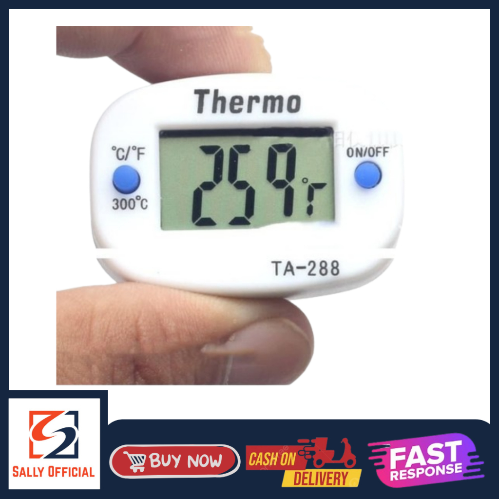 Jual Termometer Minyak / Thermometer Minyak Dapur Masak Oven Air TA288 ...