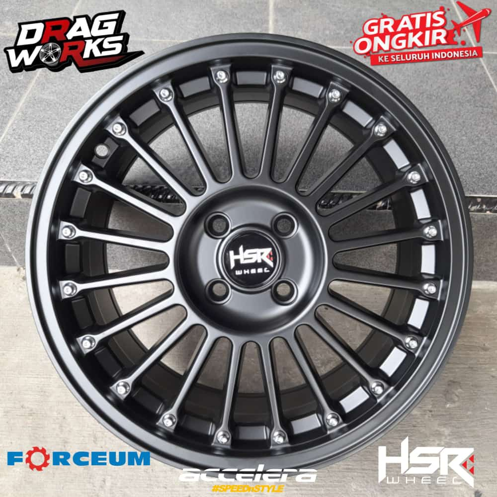 Jual VELG MOBIL R16 HSR JJC BAUT 4X100 UNTUK BRIO JAZZ YARIS SWIFT SIRION MIRAGE MAZDA DLL ...