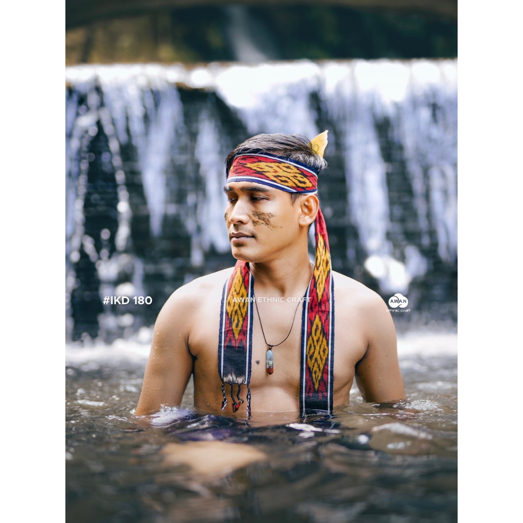 Jual AWAN Ikat Kepala Tenun Etnik Dayak Kalimantan | Shopee Indonesia