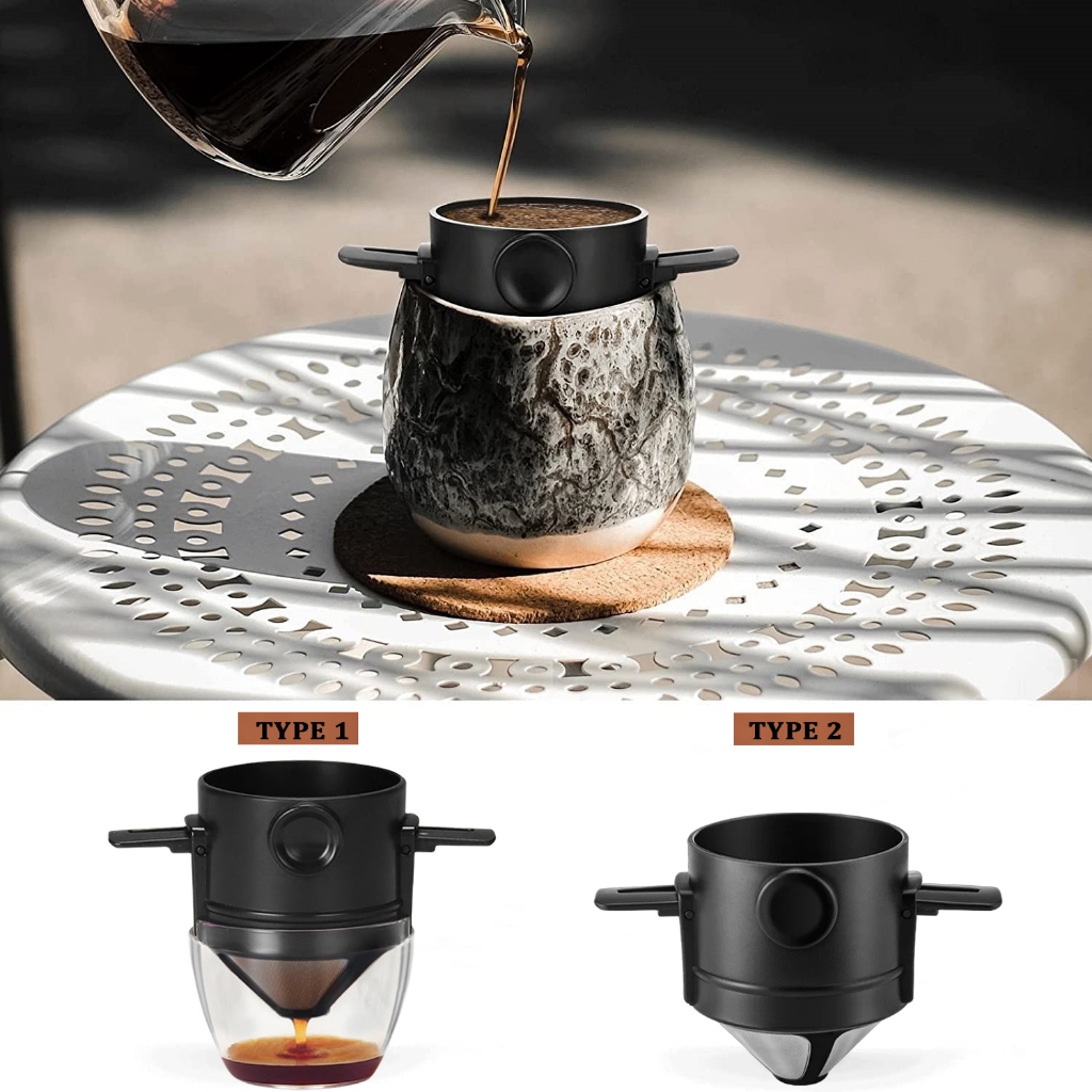 Jual Filter Penyaring Kopi Portable Cone V60 Coffee Dripper Foldable ...