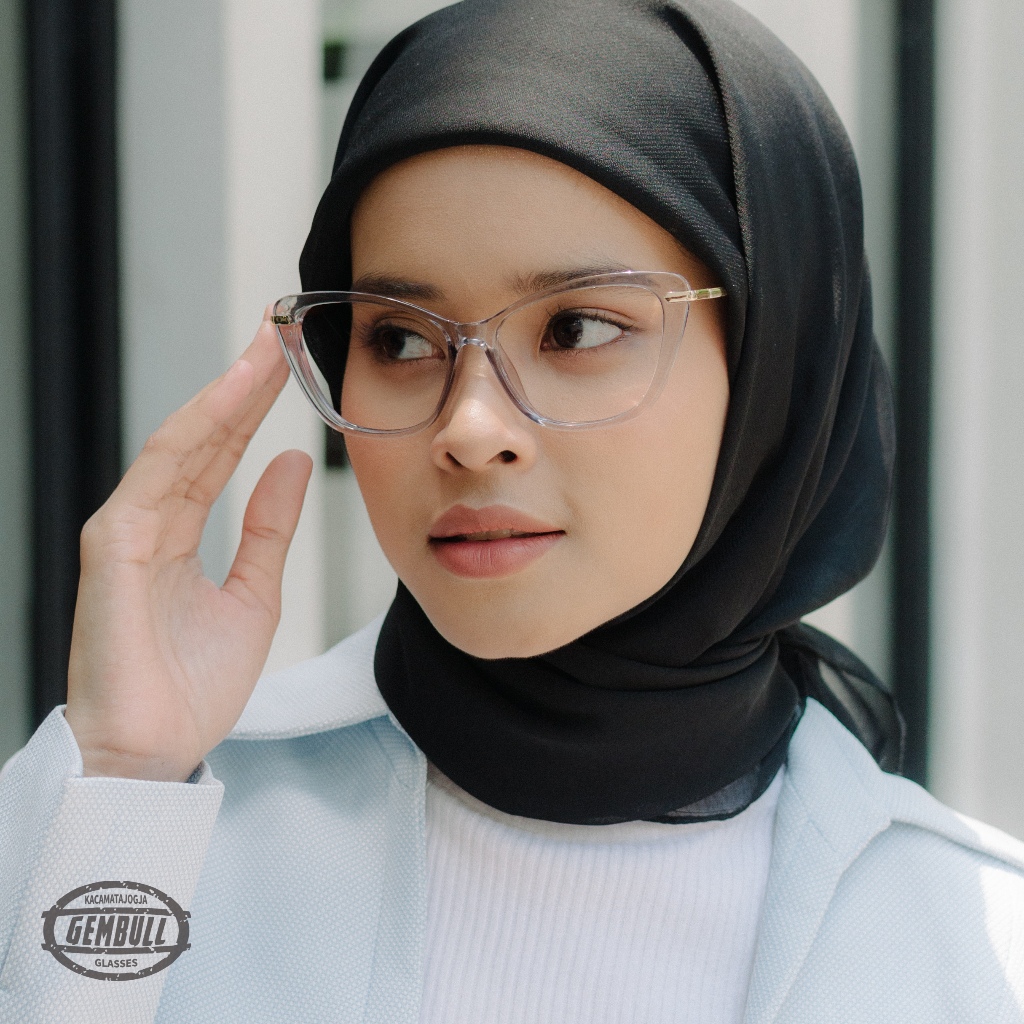 Jual GEMBULL GLASSES - KACAMATA CAT EYE LEBAR DENGAN TANGKAI PEGAS ...