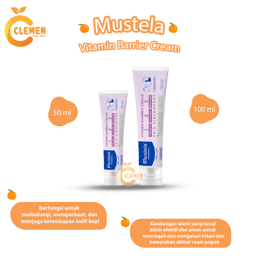 Jual Mustela Vitamin Barrier Cream (Diaper Cream) | Shopee Indonesia
