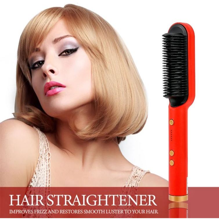 Jual Pelurus Rambut Sikat Sisir Rambut Lurus Elektrik Tahan Lama Sikat ...