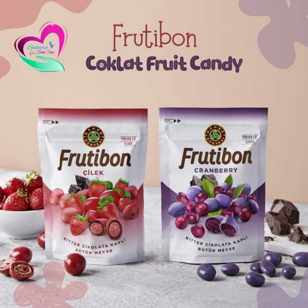Jual FRUTIBON Coklat Candy Buah Kahve Dunyasi Turki | Shopee Indonesia