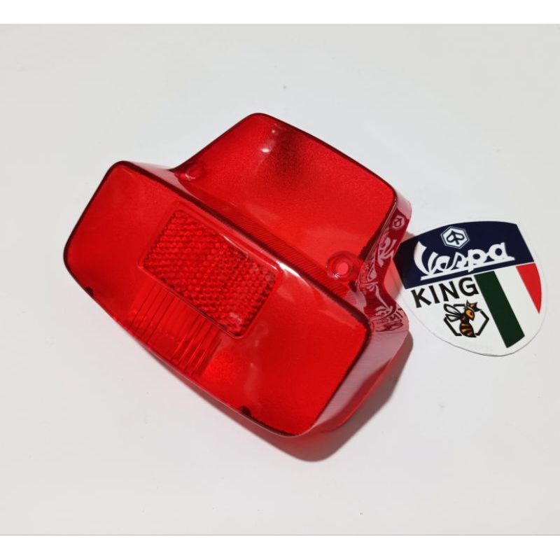 Jual mika stopan belakang vespa super 1966 kaca lampu stop lamp vespa ...
