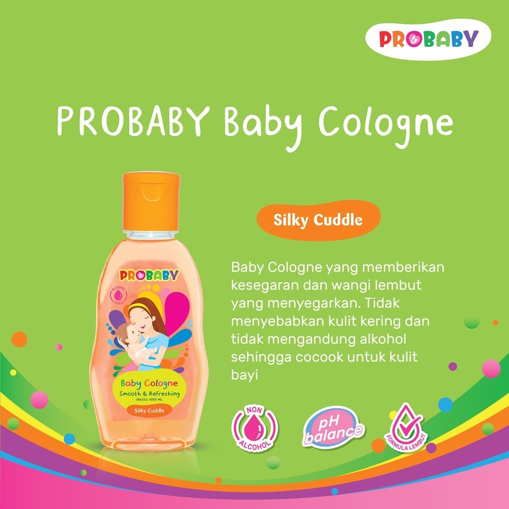 Jual PROBABY Cologne Parfum Bayi Wangi Lembut All Varian 100 ml ...