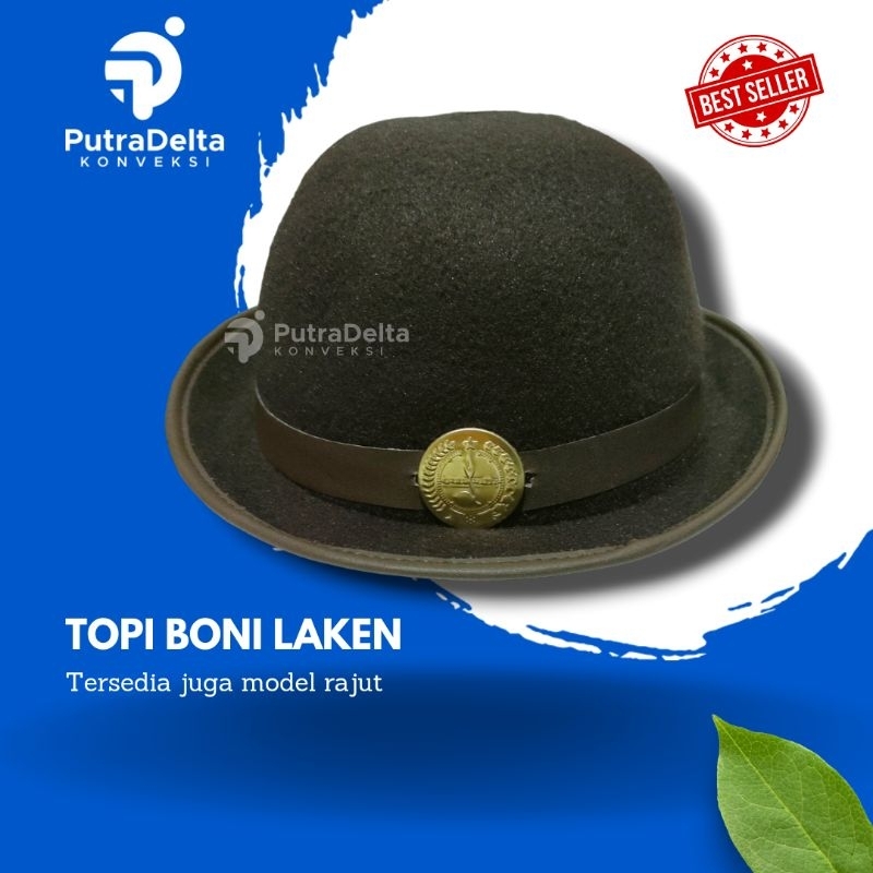 Jual TOPI BONI PRAMUKA LAKEN RAJUT JARING | TOPI PRAMUKA SD SMP SMA ...