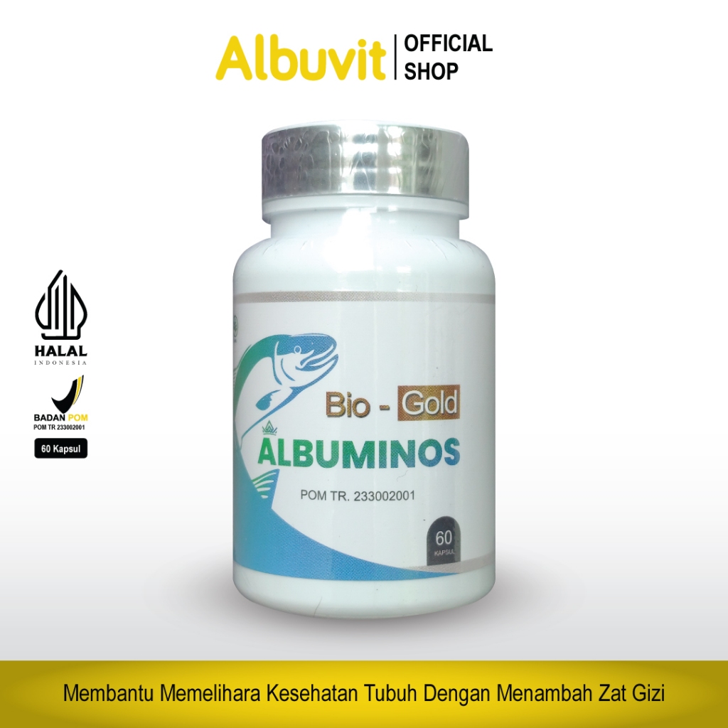 Jual ALBUMINOS Kapsul Ekstrak Ikan Gabus Kutuk Channa Striata 60 Kapsul ...