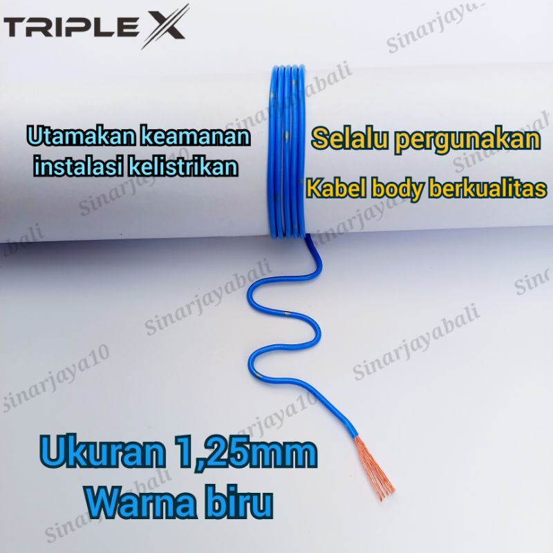 Jual kabel bintik body original motor mobil meteran avss 1,25 1.25 1 ...