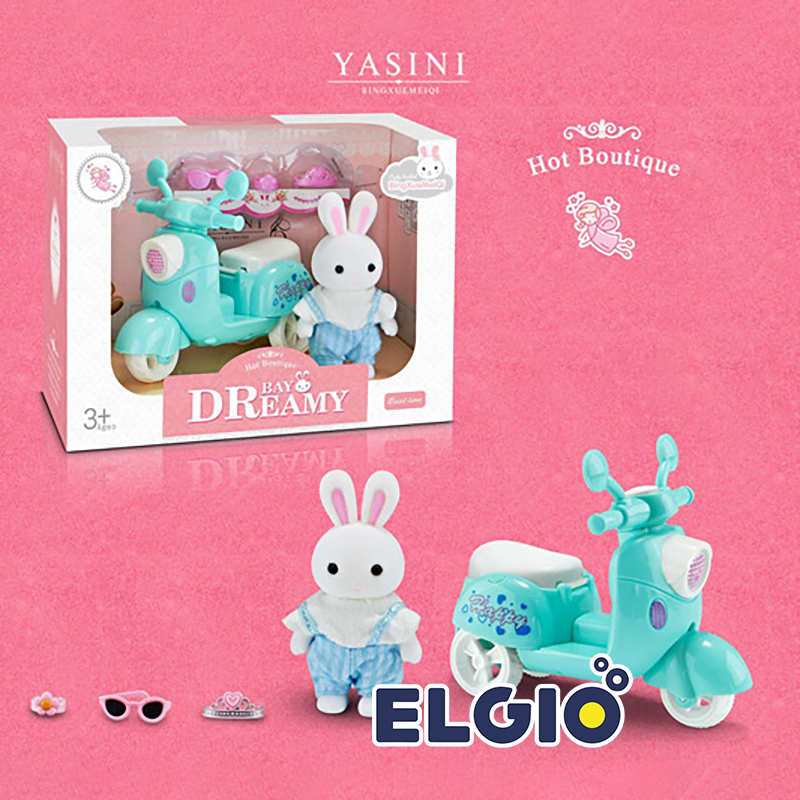 Jual Yasini Boneka Kelinci Rabbit Doll Daily Activities Scene | Shopee ...