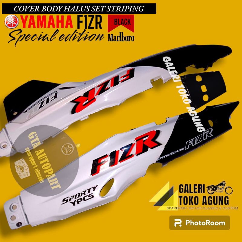 Jual Cover bodi set Fizr F1zr Malboro merah putih cover body yamaha fiz ...