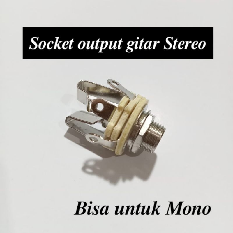 Jual socket jack gitar socket output gitar stereo soket gitar | Shopee ...