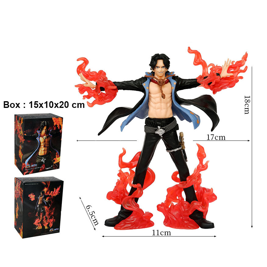 Jual One Piece Portgas D Ace DXF Special Pirate Fire Fist Action Figure ...