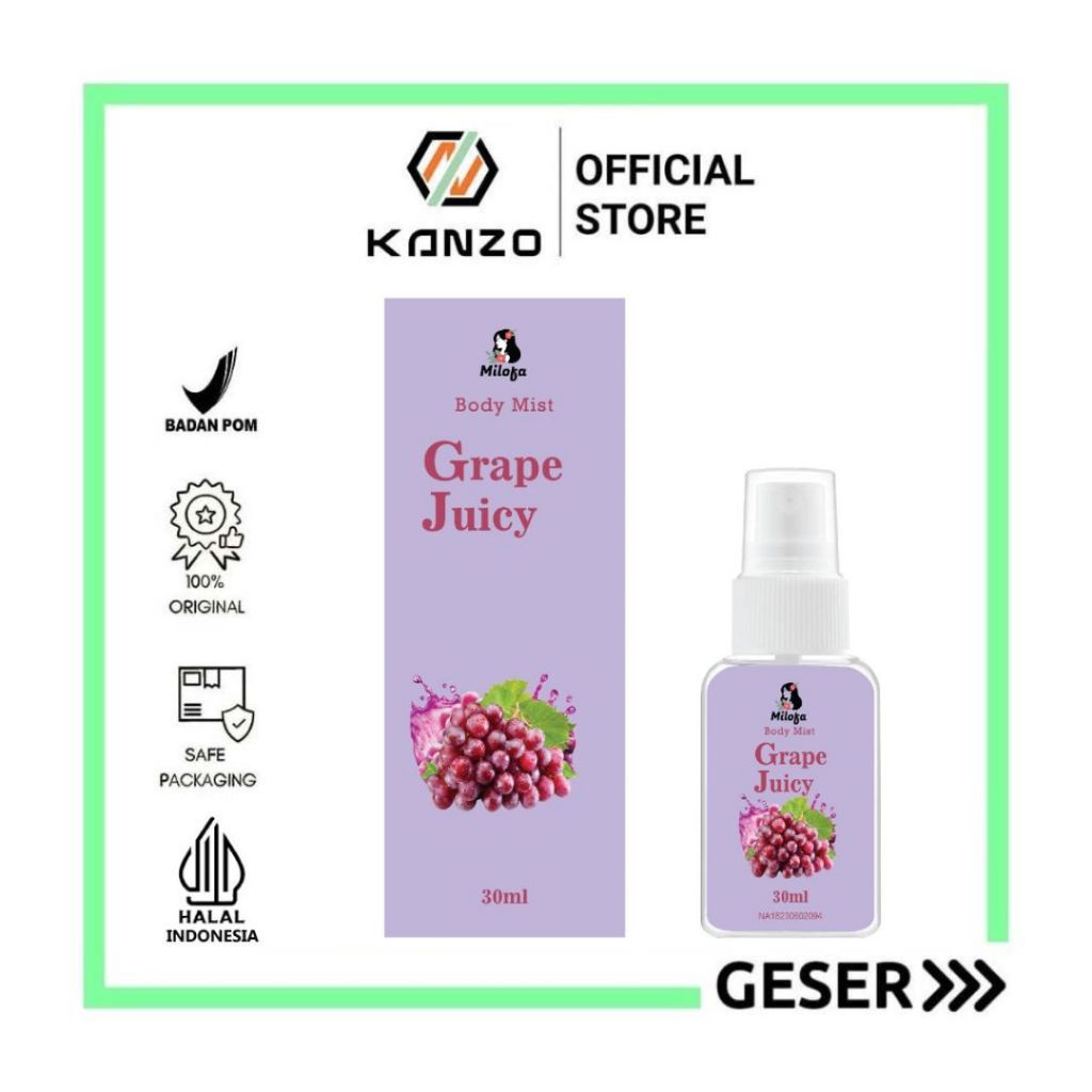 Jual Kanzo - [BPOM] Body Mist Milofa 30ml Premium / Parfum Body Mist ...