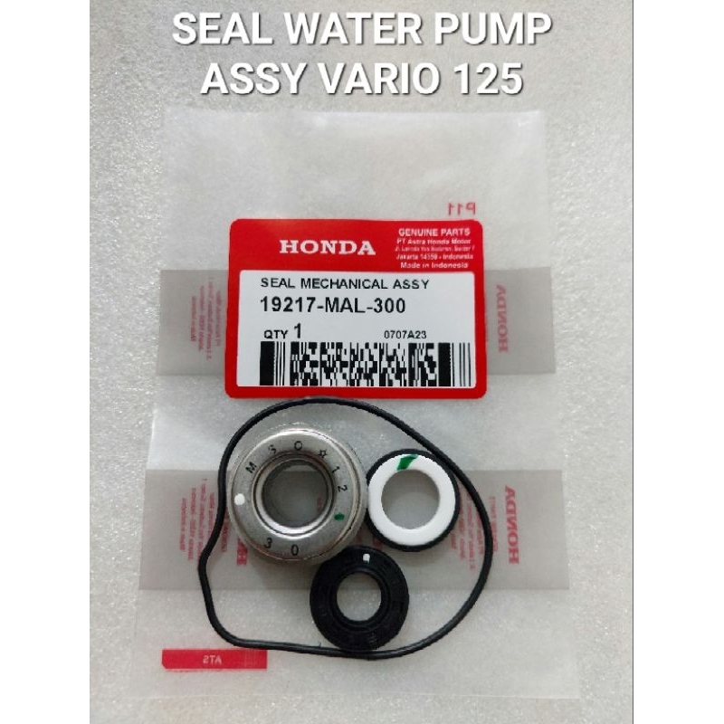 Jual Seal Water pump Vario 125 Vario 150 Pcx 150 Original Assy 19217-MAL-300 3 bagian | Shopee ...