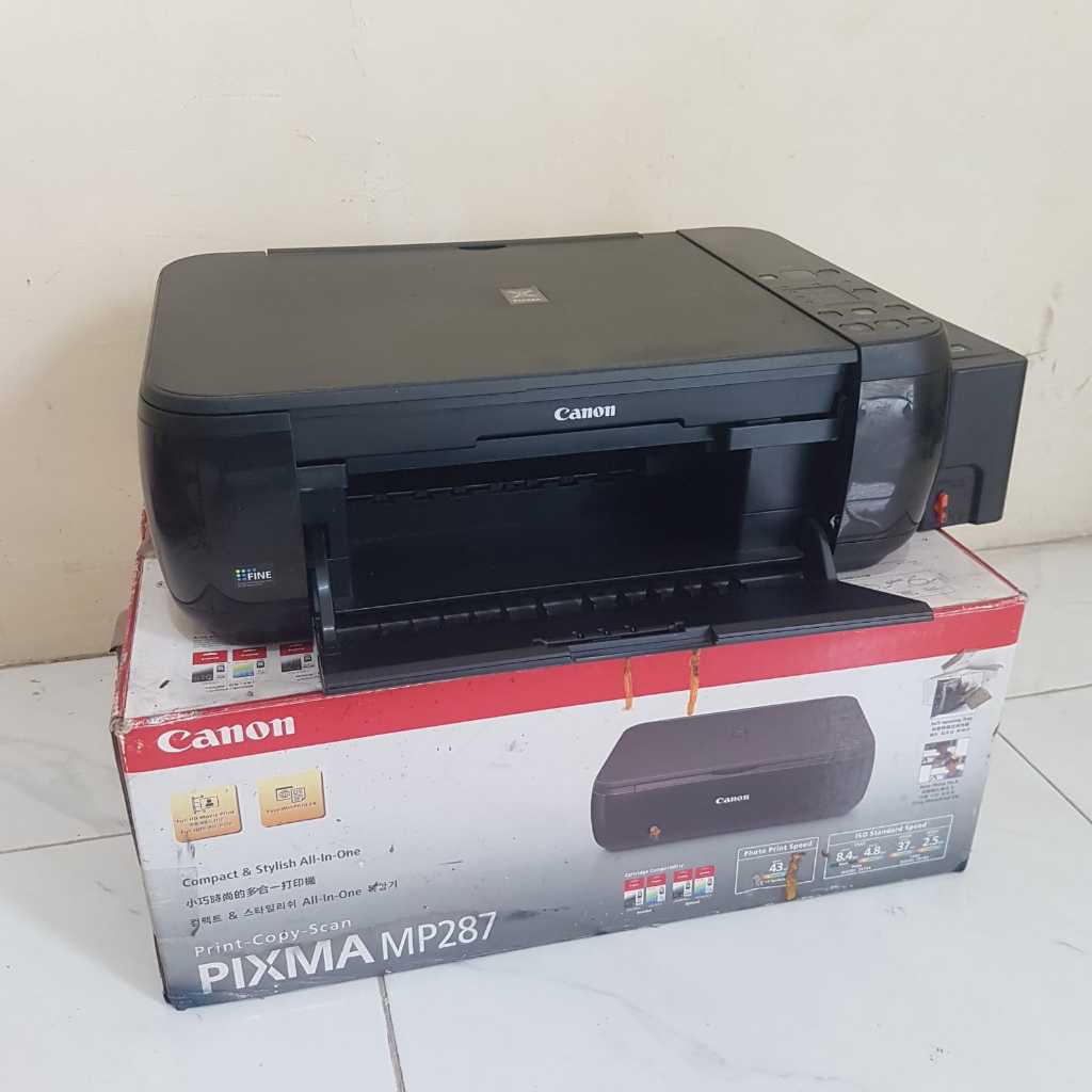Jual Printer Canon MP287 Kosongan Printer Scan Copy Sudah ada Tabung ...