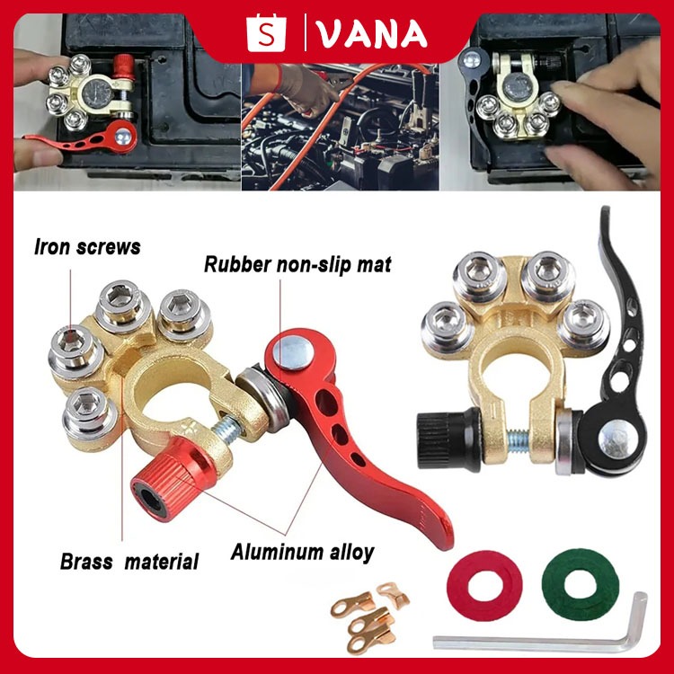 Jual VANA Terminal Aki Mobil Adaptor Terminal Kabel Klem Tembaga Tiang ...
