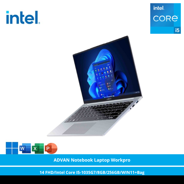 Jual ADVAN Notebook Laptop Workpro [14 FHD/Intel Core I5-1035G7/8GB ...