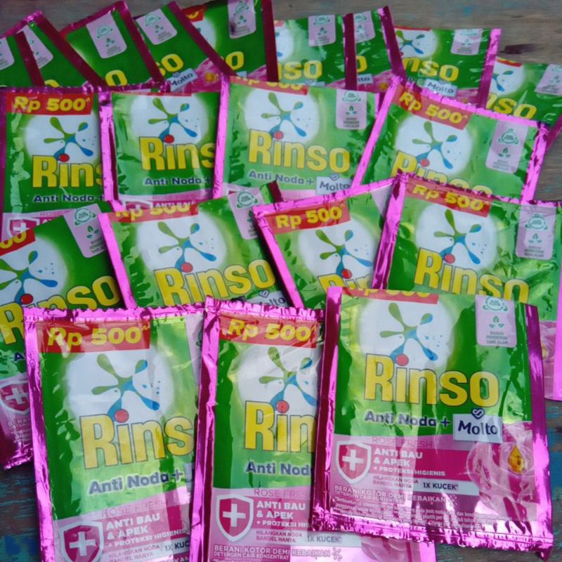 Jual BUNGKUS KOSONG BEKAS PEWANGI RINSO UKURAN KECIL | Shopee Indonesia